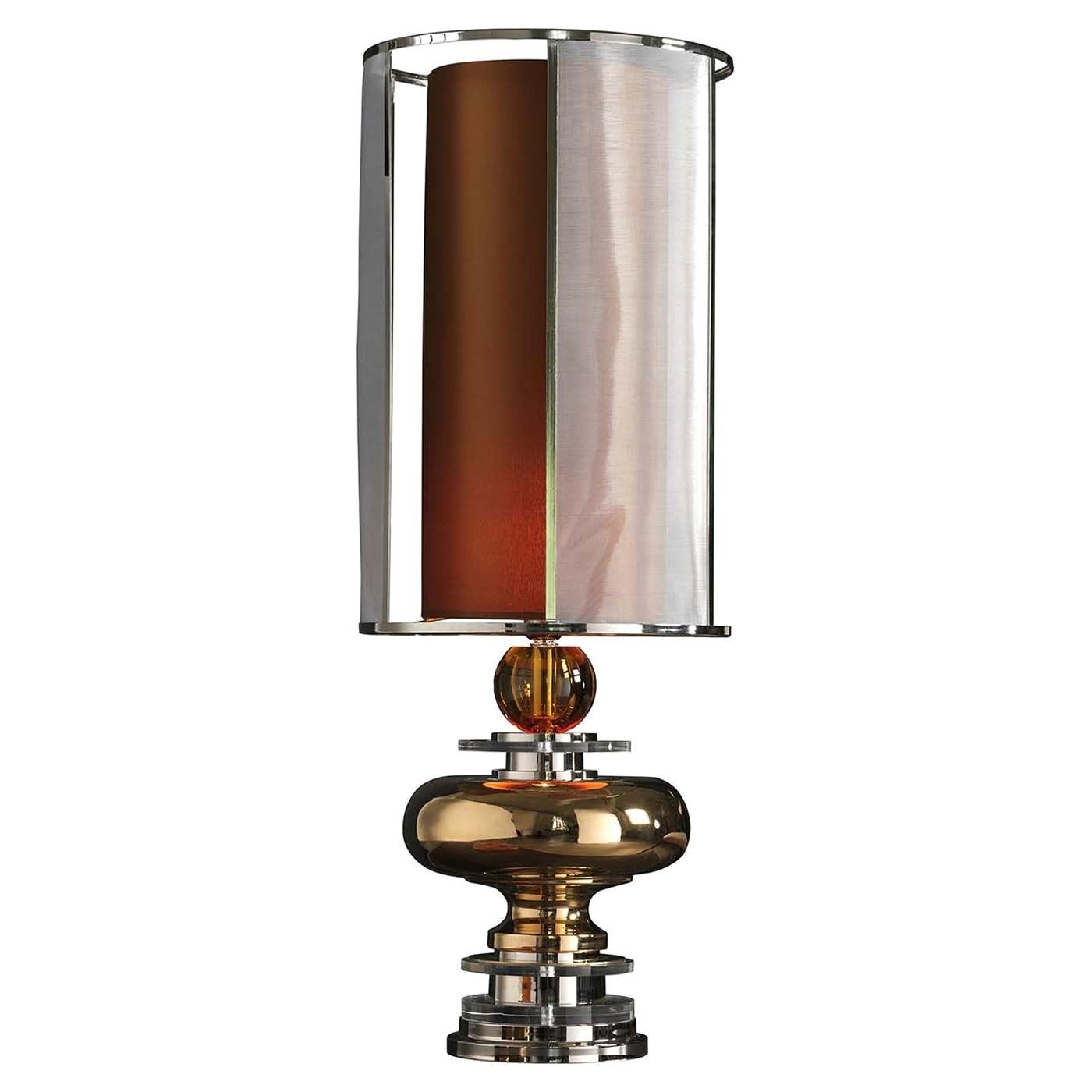 CL2088 Golden Majolica Table Lamp For Sale at 1stDibs