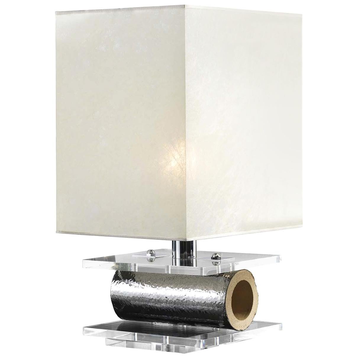 Missoni Porcelain Table Lamp with Handcrafted Lampshade, 2000s at ...