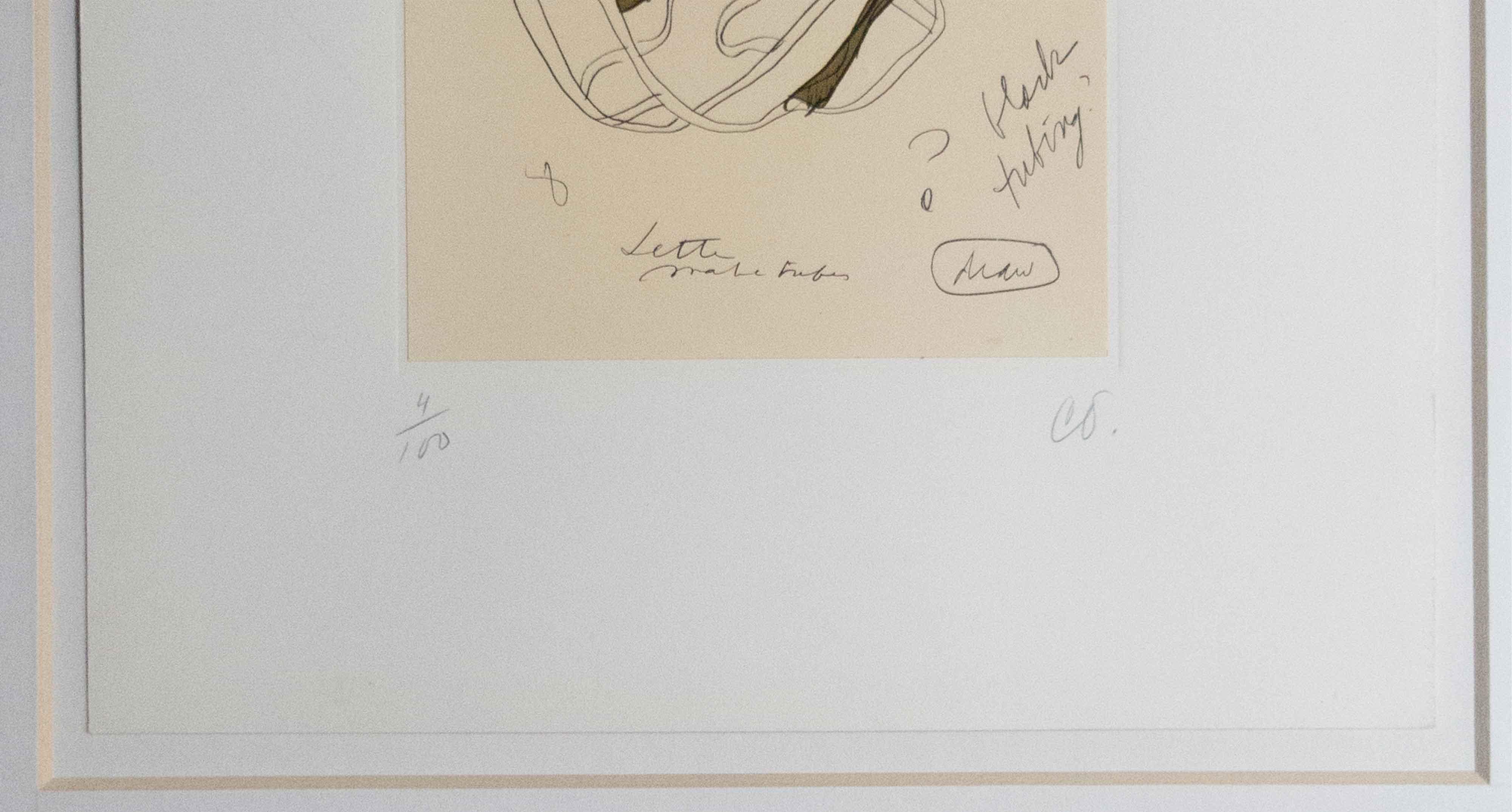 Claes Oldenburg - Fabrication Study for the Giant Soft Fan, New York ...