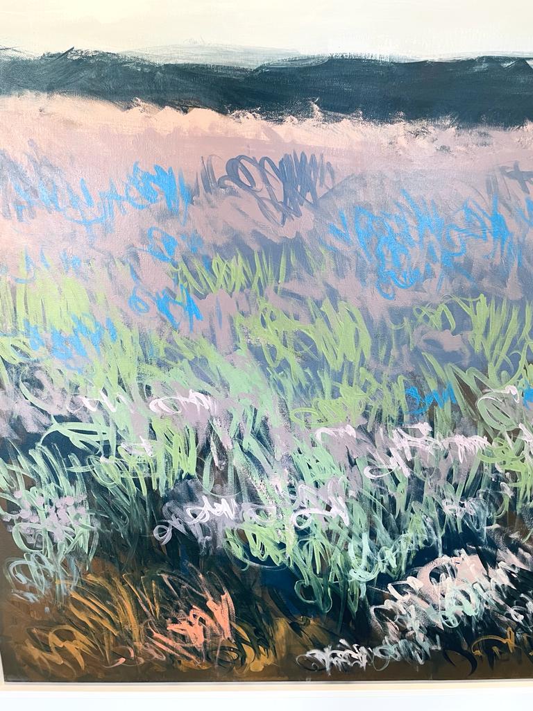 Claire Oxley - Starflower Field Edge by Claire Oxley abstract landscape ...