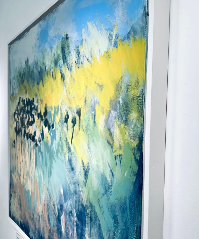 Claire Oxley - Sunlit Teasels by abstract landscape artist Claire Oxley ...