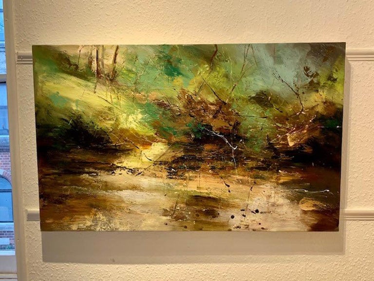 Claire Wiltsher - Absorbed in Spring - contemporary abstract landscape ...