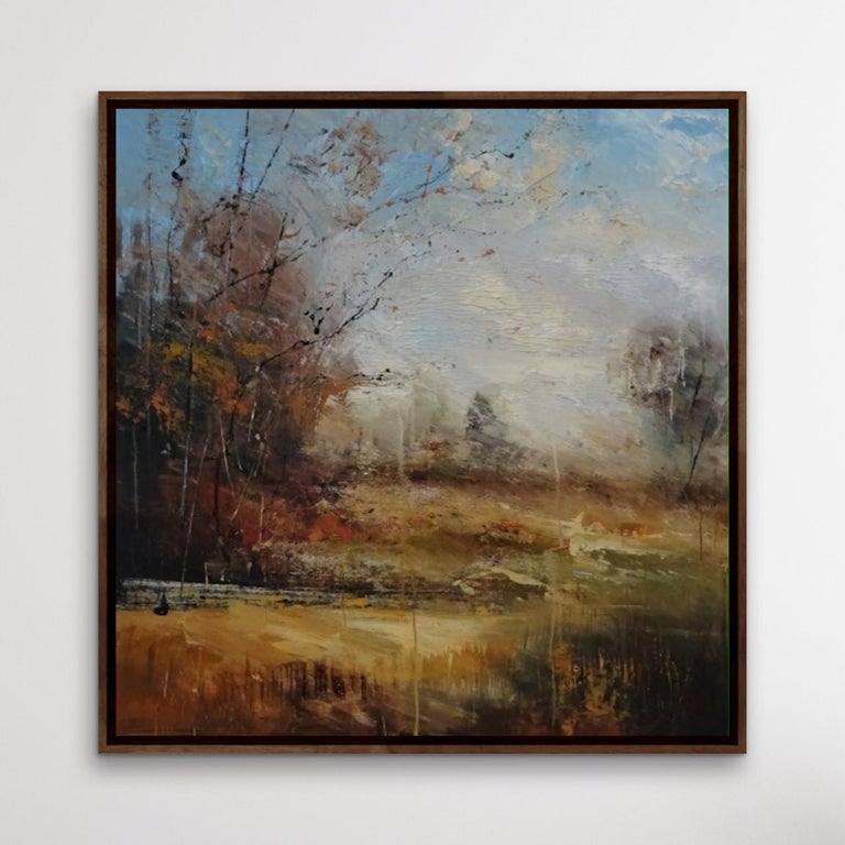 Claire Wiltsher - Beyond the Trees, Original Landscape Painting ...