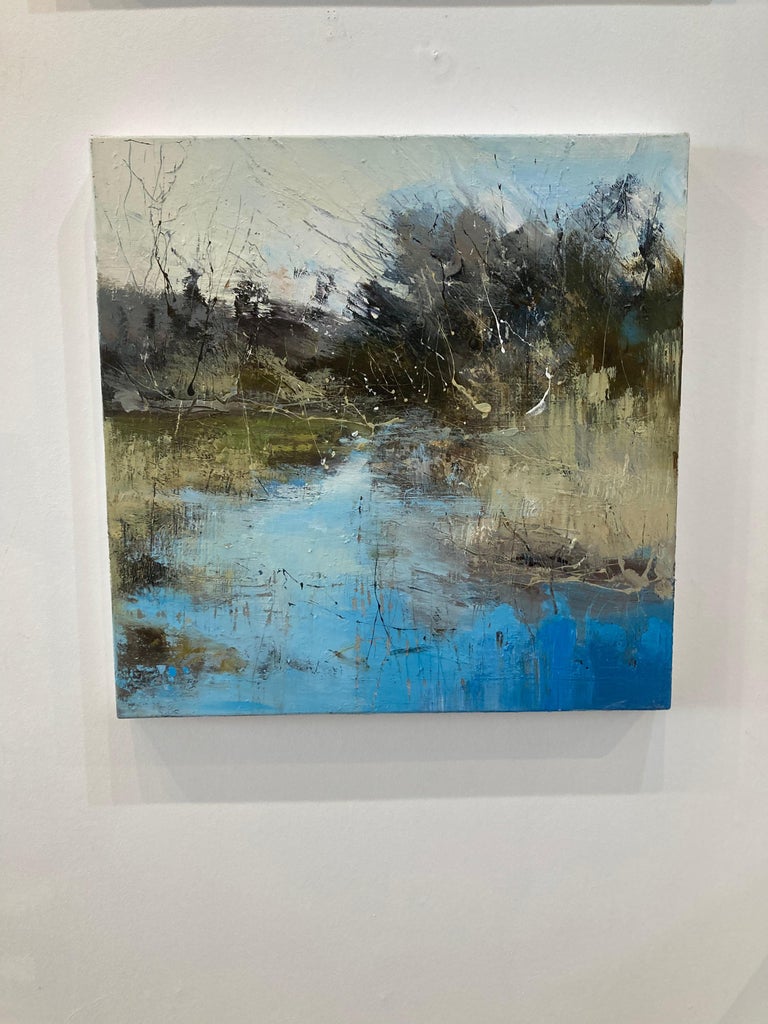 Claire Wiltsher - Signs of Spring - Figurative British Landscape: Oil ...