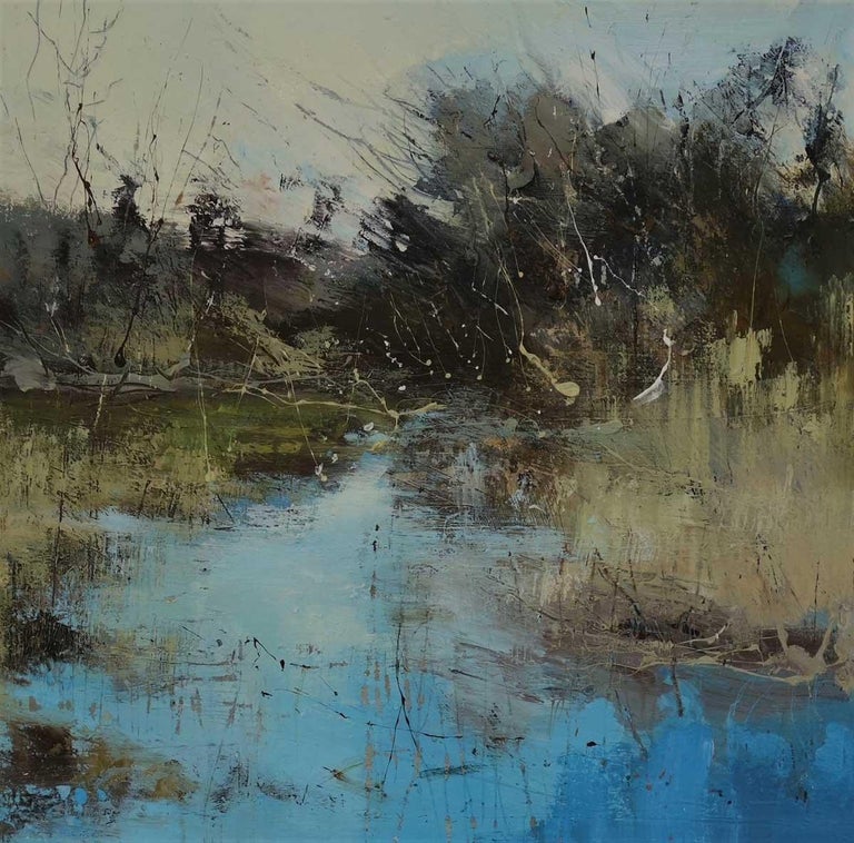 Claire Wiltsher - Signs of Spring - Figurative British Landscape: Oil ...