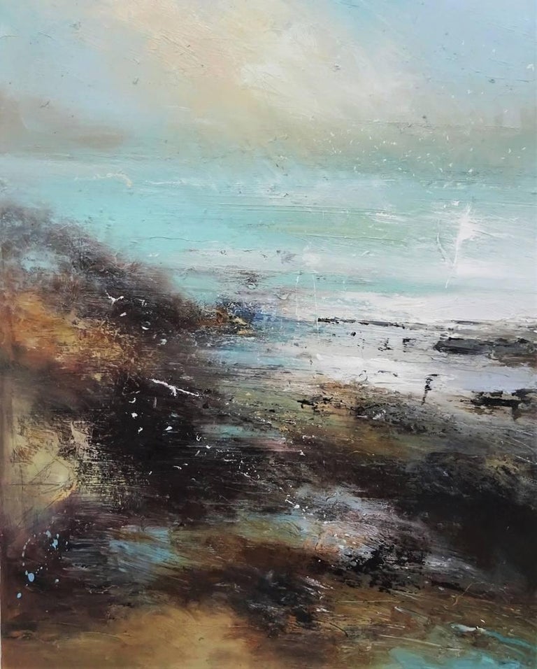 Claire Wiltsher - Time Collector 9 -contemporary abstract brown ...