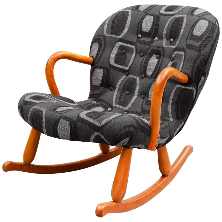 "Clam" Chair/Rocking Chair by Philip Arctander For Sale at 1stDibs