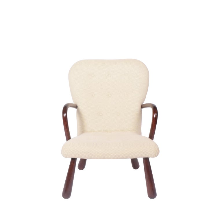 'Clam' Easy Chair Attributed to Philip Arctander at 1stDibs