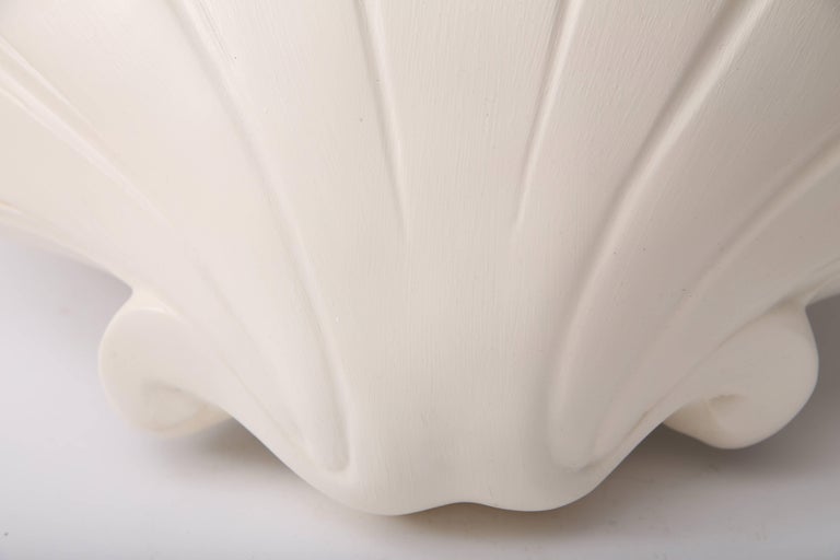 Clam Shell-Form Wall Sconces by Sirmos at 1stDibs