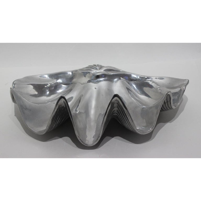 Clam Shell Serving Dish For Sale at 1stDibs | silver clam shell serving ...