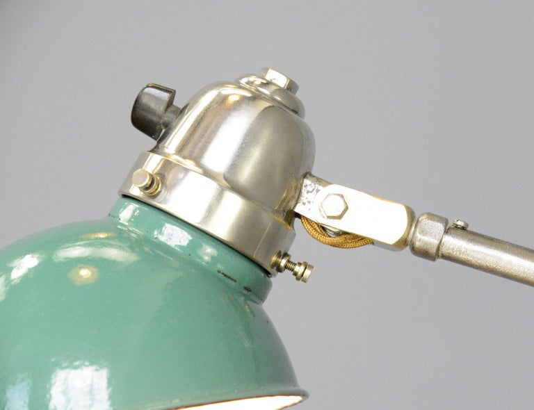 Clamp on Table Lamp by Karl Pfisterer circa 1920s For Sale at 1stDibs