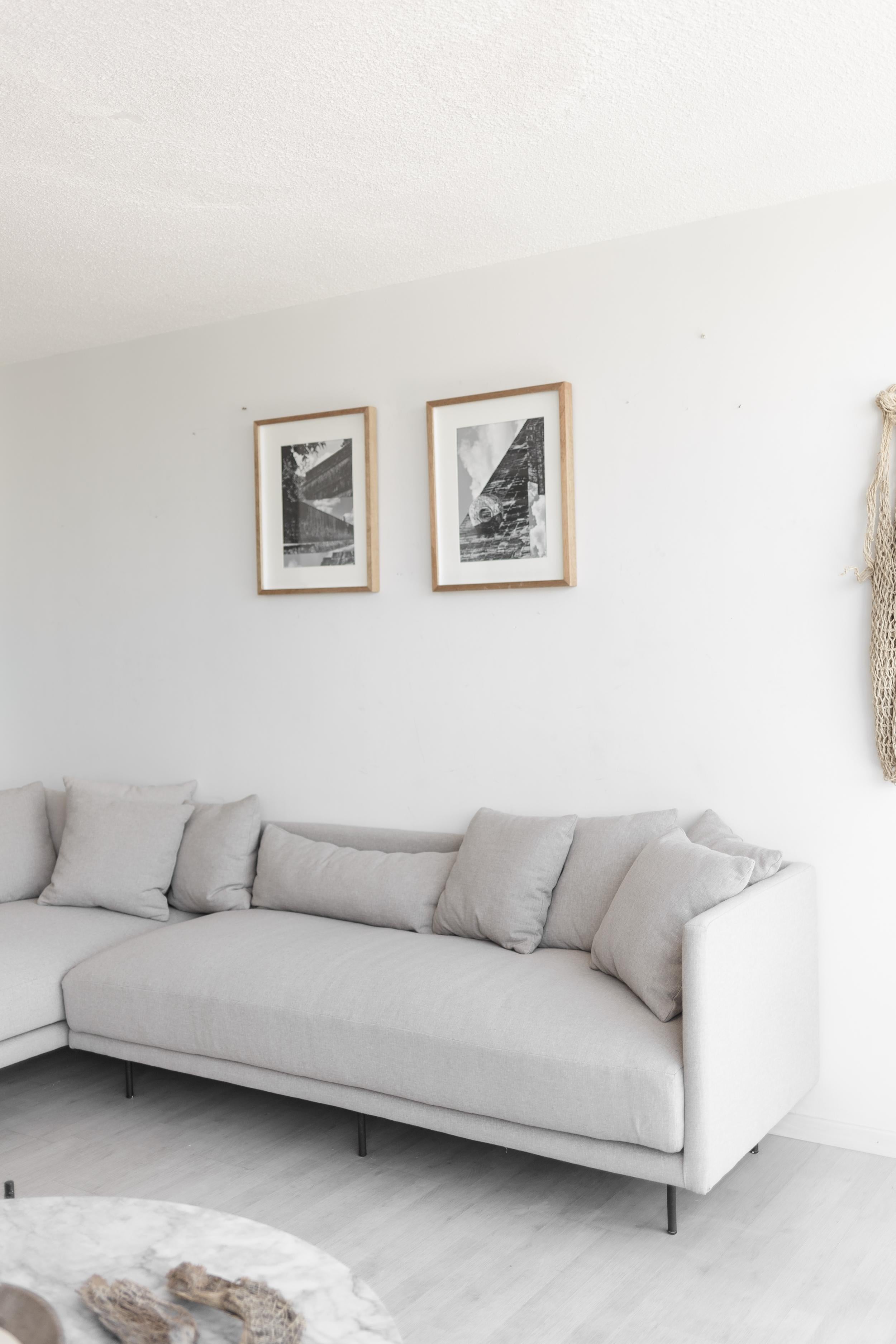 Clara linen color fabric upholstery Sofa For Sale at 1stDibs | linen ...