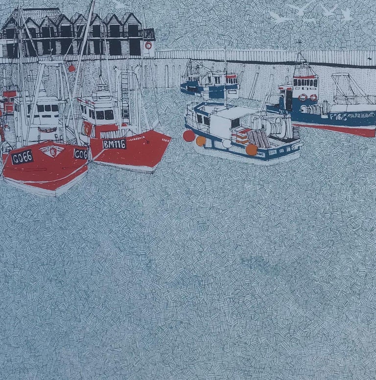 Clare Halifax - Clare Halifax, Whitstable Harbour, Limited Edition ...
