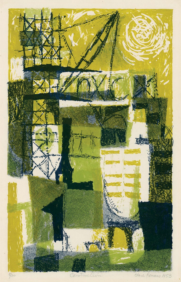 Clare Romano - ''Construction'' — Mid-Century Modernism, New York City ...