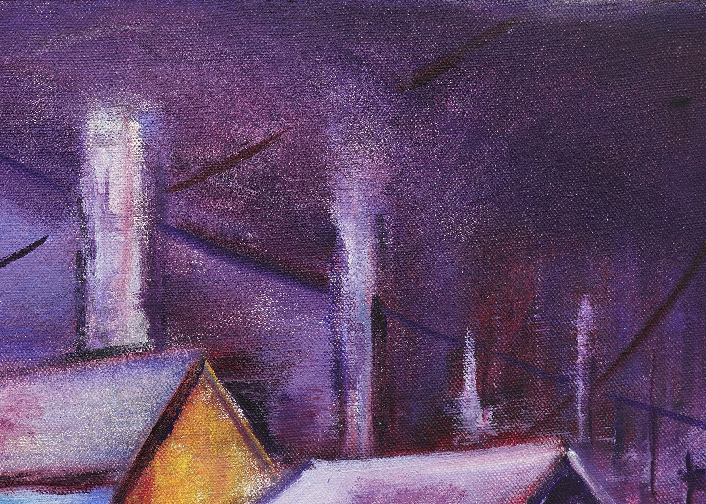 Clarence Durham - Globe Smelter, Denver, Colorado, American Modernist ...