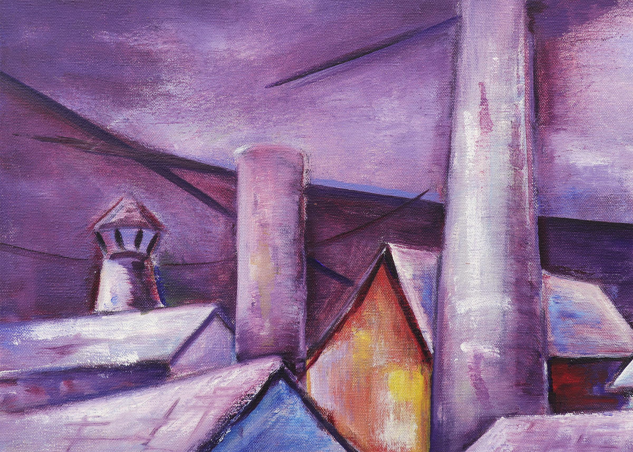 Clarence Durham - Globe Smelter, Denver, Colorado, American Modernist ...