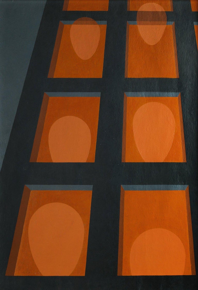 Clarence Holbrook Carter - In the Window, Ovoid Shapes Floating Through ...