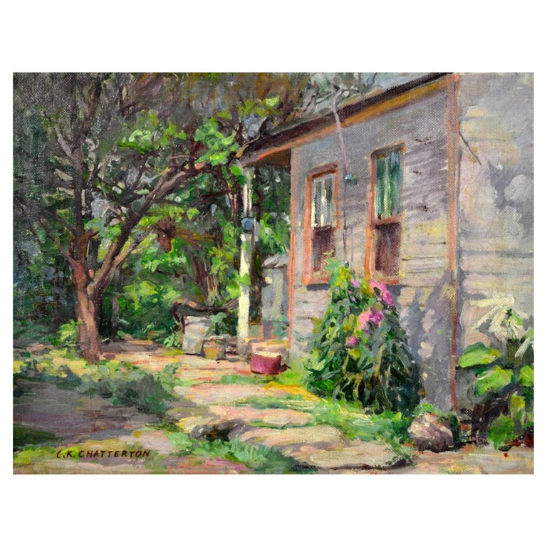 Clarence Kerr Chatterton, Oil on Canvas, Signed For Sale at 1stDibs