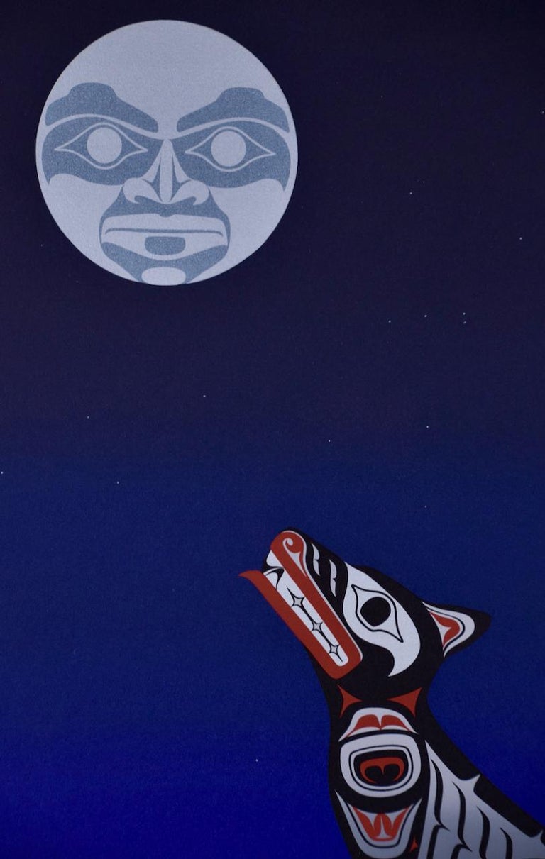 Clarence Mills - Midnight Wolf: A Limited Edition Clarence Mills Signed ...