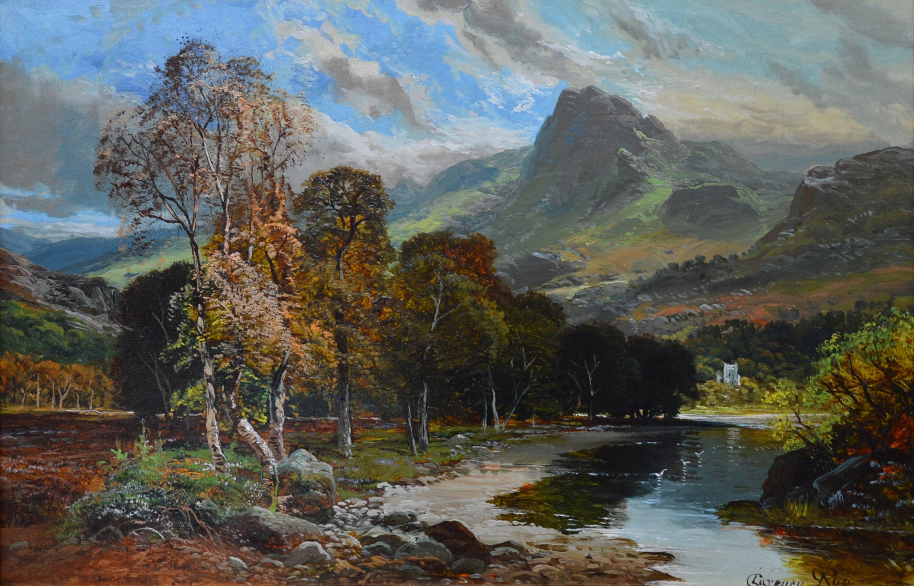 Clarence Roe - Loch Katrine - 19th Century Landscape Oil Painting of ...