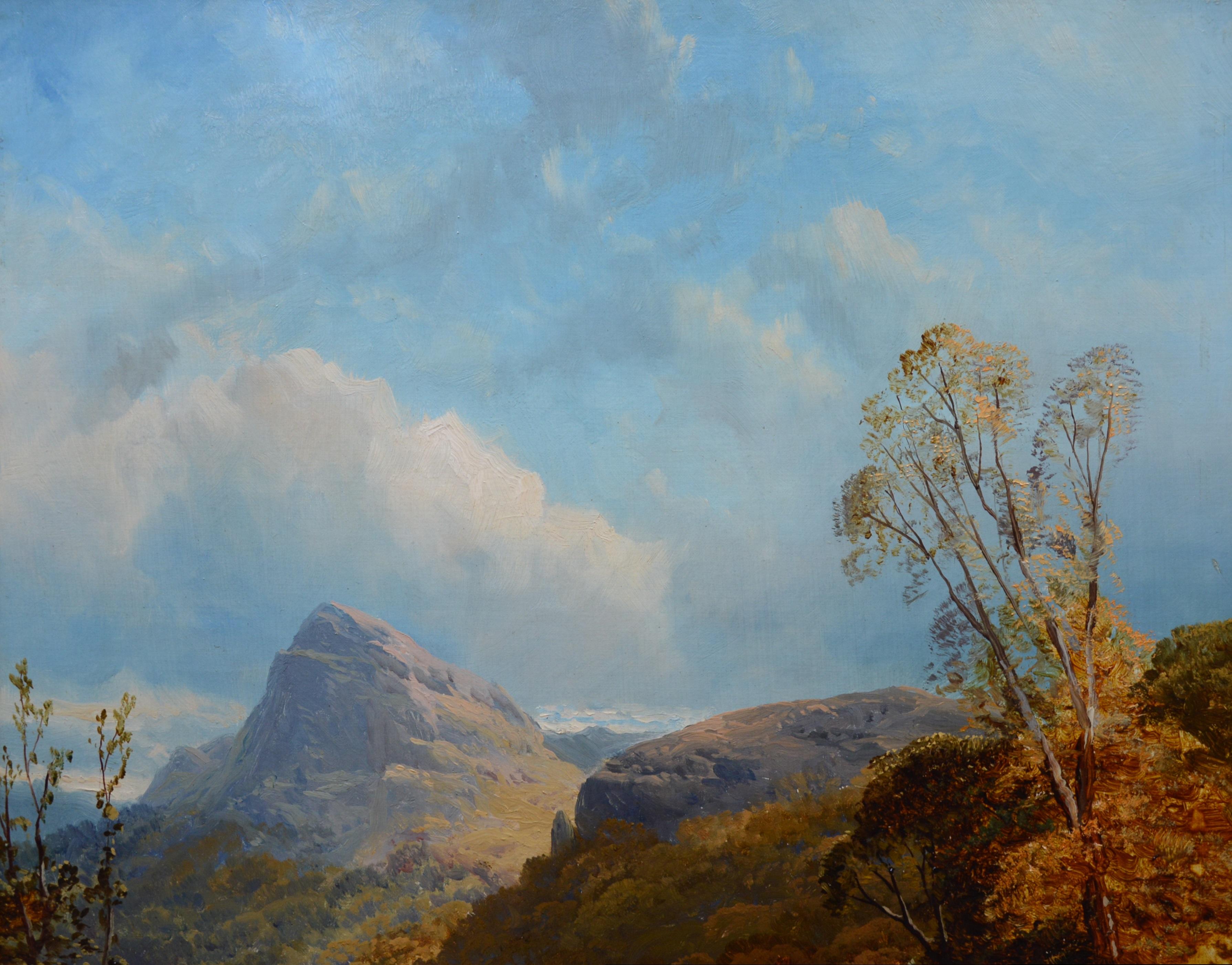 Clarence Roe - On the River Dee - Large 19th Century Scottish Landscape ...