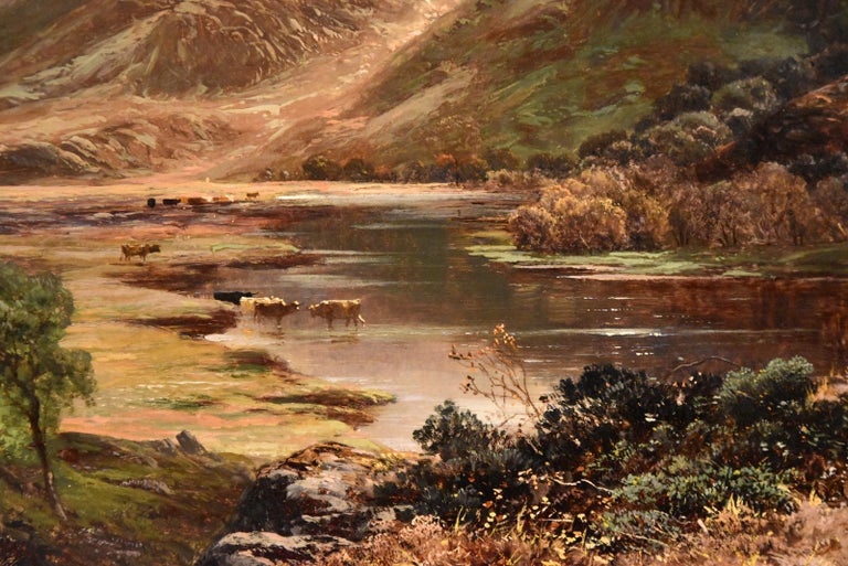 Clarence Roe - "Scene in North Wales" Oil painting by Clarence Roe at ...