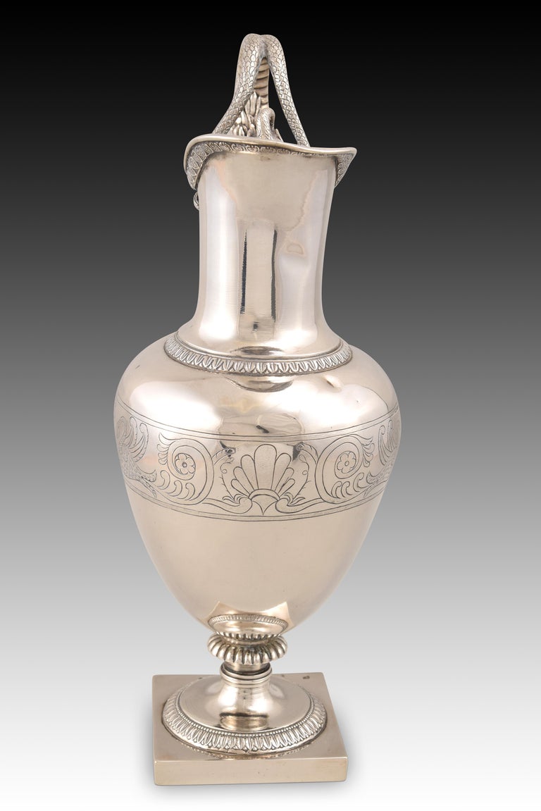 Claret Jug, Silver, Anselmo Prior and Mason, Vitoria, Spain, 1816-1846 ...