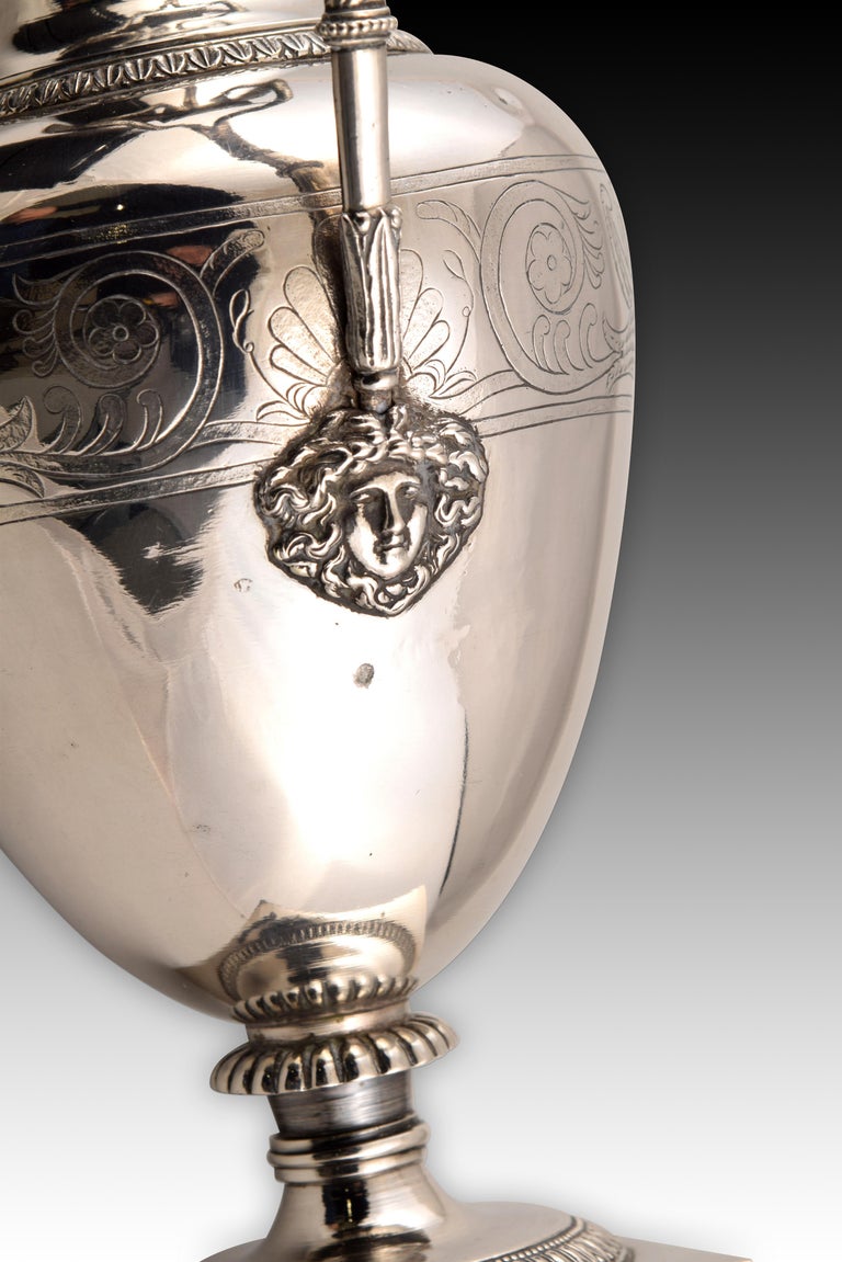 Claret Jug, Silver, Anselmo Prior and Mason, Vitoria, Spain, 1816-1846 ...
