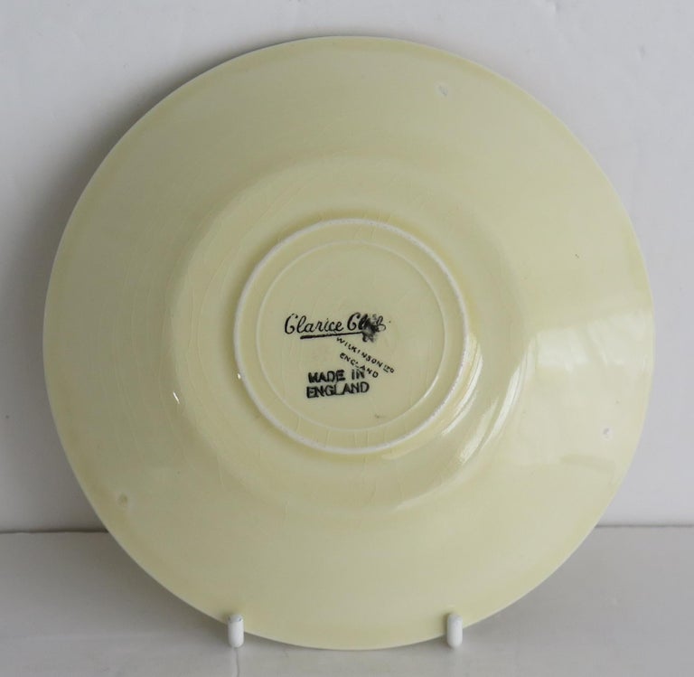 Clarice Cliff Cup and Saucer Duo Ravel Pattern Athens Shape, Art Deco ...