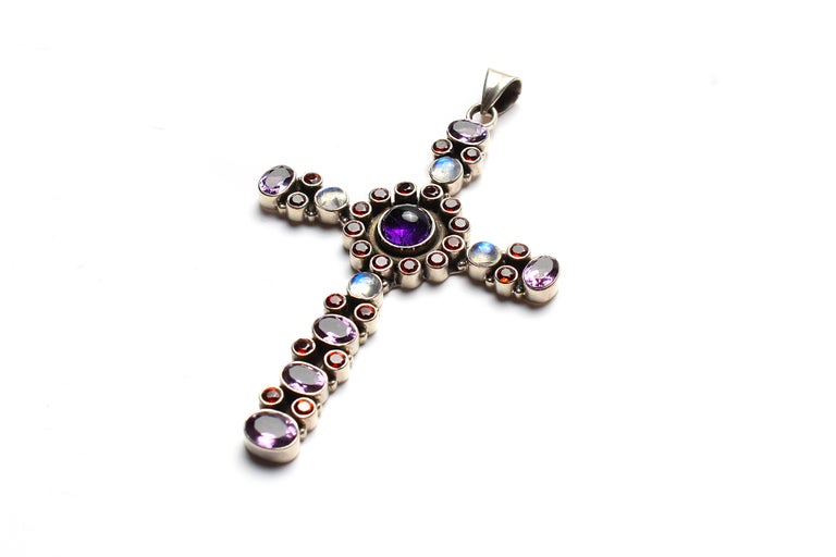 Clarissa Bronfman Tiger's Eye Rosary Diamond Gold Emerald Flower ...