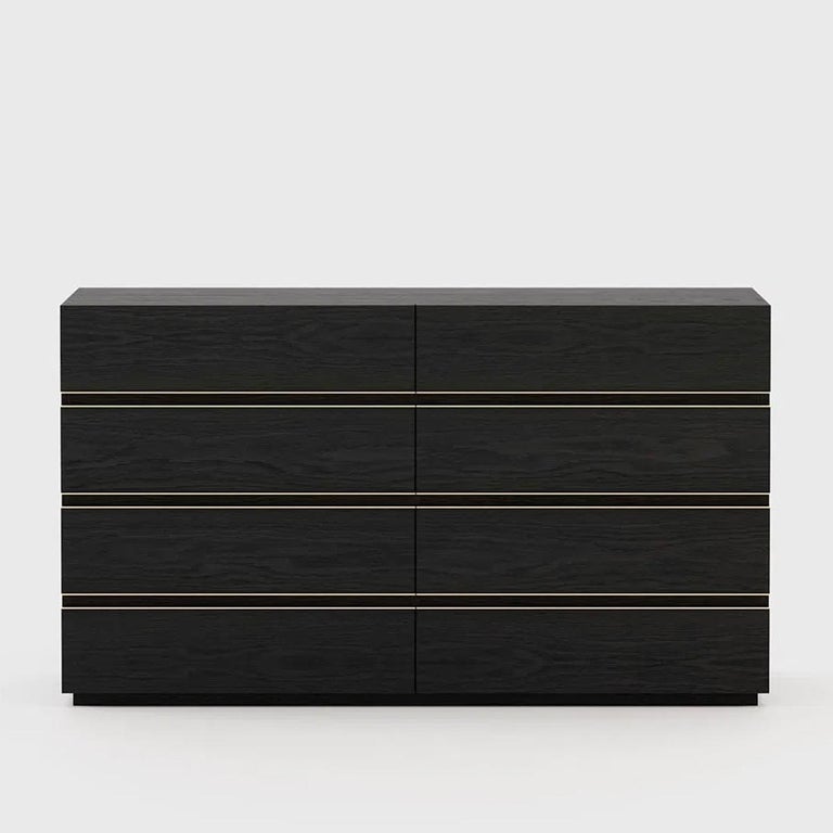 Clark Black Ash Chest of Drawers For Sale at 1stDibs