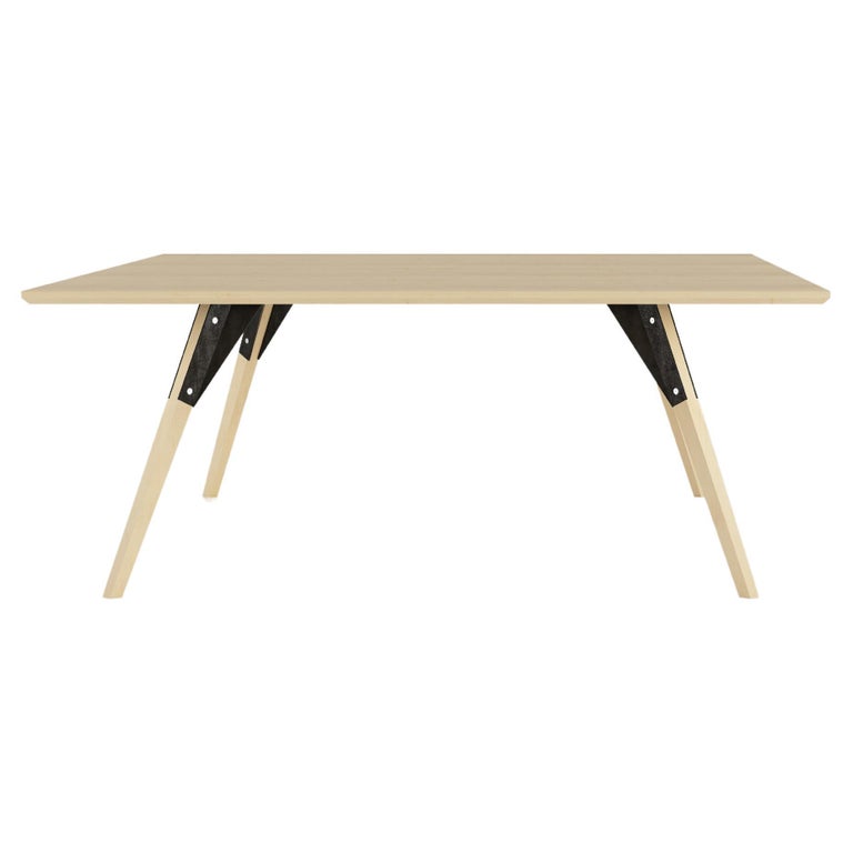 Clarke Square Coffee Table Maple Black For Sale at 1stDibs