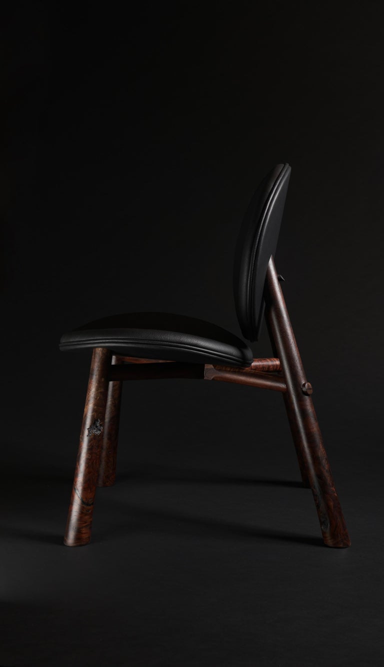 Claro Walnut OPUS Saddle Dining Chair, in Stock For Sale at 1stDibs ...