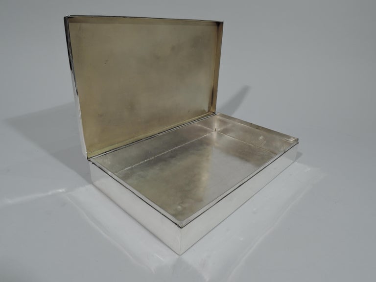 Classic Antique Tiffany Sterling Silver Box For Sale at 1stDibs