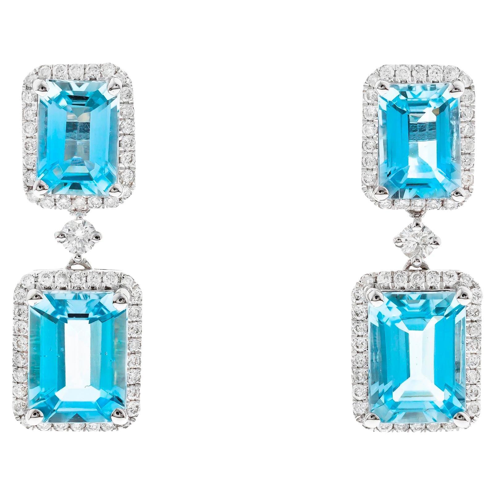 Classic Pear-Cut Emerald with White Diamond Accents 18k White Gold ...