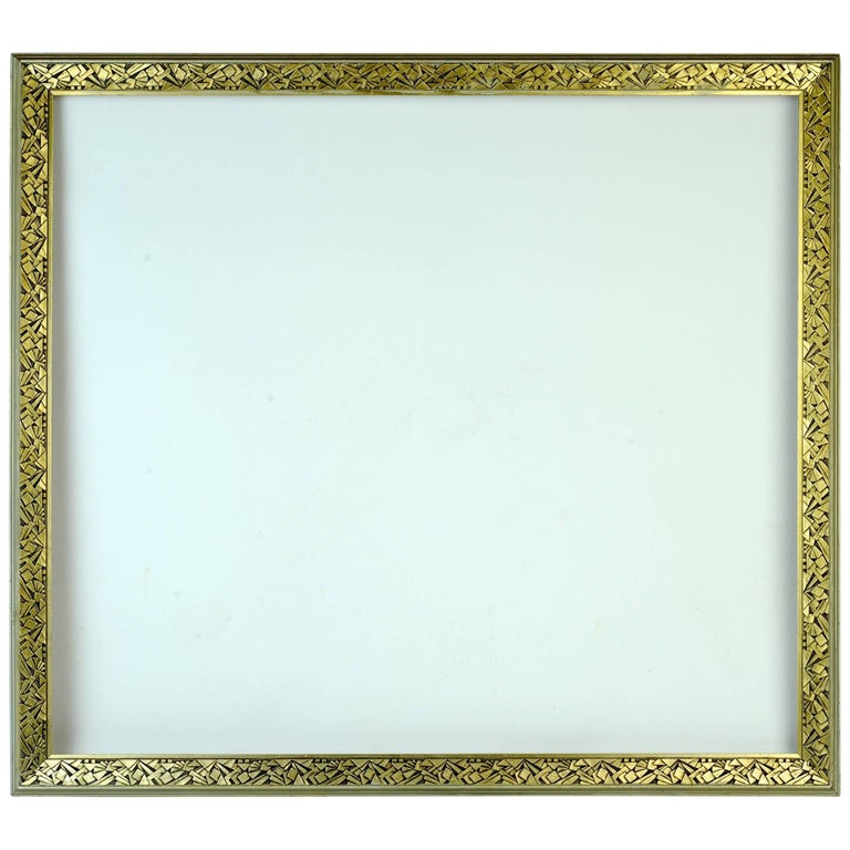 Classic Art Deco Frame, circa 1925 with Random Geometric Design at 1stDibs