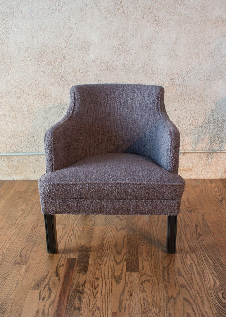 Classic Baker Style Club Chairs, Pair at 1stDibs