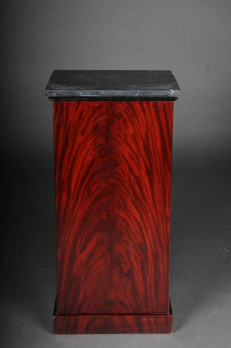 Classic Bedside Table, Side Table in Biedermeier, Mahogany, Left For ...