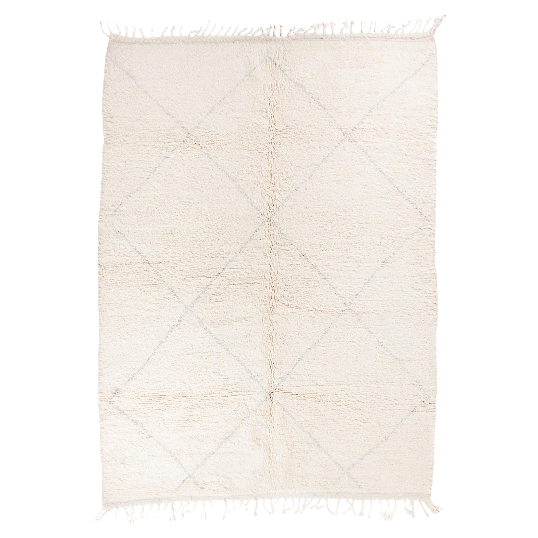 Classic Beni Ourain rug / Moroccan Grey Diamond Pattern Rug, In Stock ...