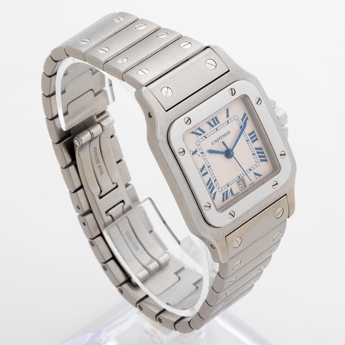 Classic Cartier Santos Galbee Ref 1564. with Papers, Outstanding ...