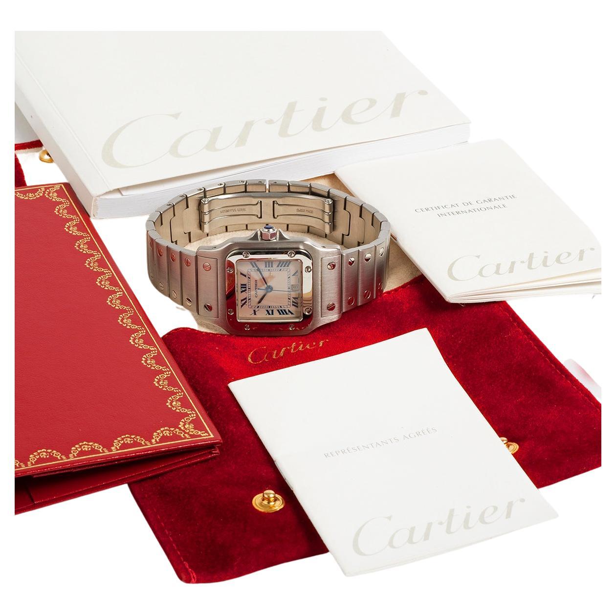 Classic Cartier Santos Galbee Ref 1564. with Papers, Outstanding ...