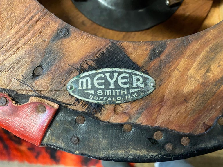 Classic Chrome Art Deco Swivel Bar / Counter Stools by Meyer Smith.. For Sale at 1stDibs