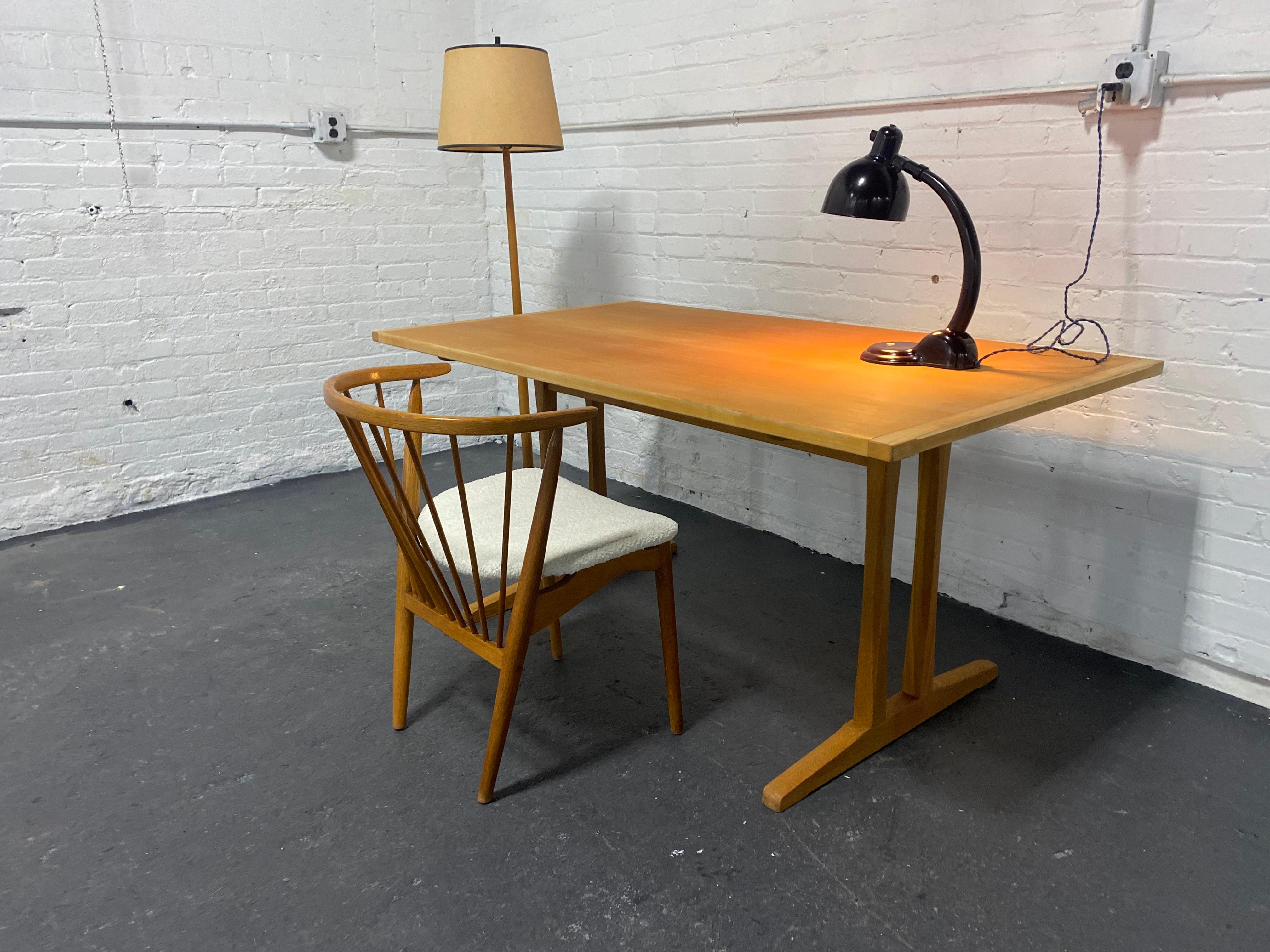 Classic Danish Trestle Dining Table / Desk in Teak by Farstup For Sale ...