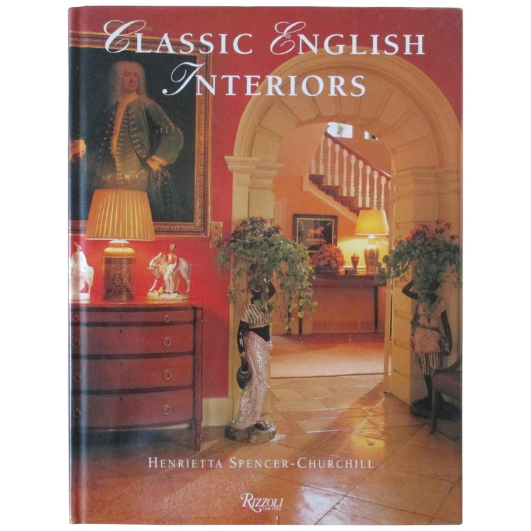 Classic English Interiors Hardcover Book at 1stDibs