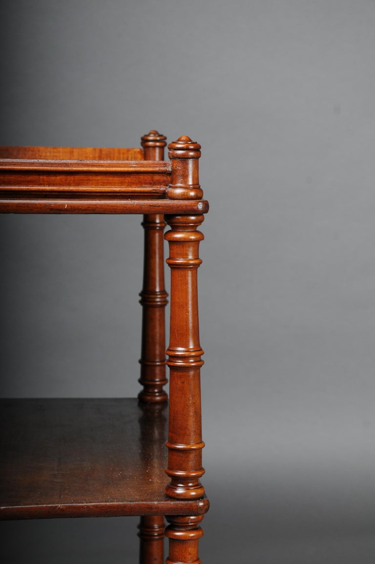 Classic English Side Table / Etagere, Mahogany, Around 1890 For Sale at ...