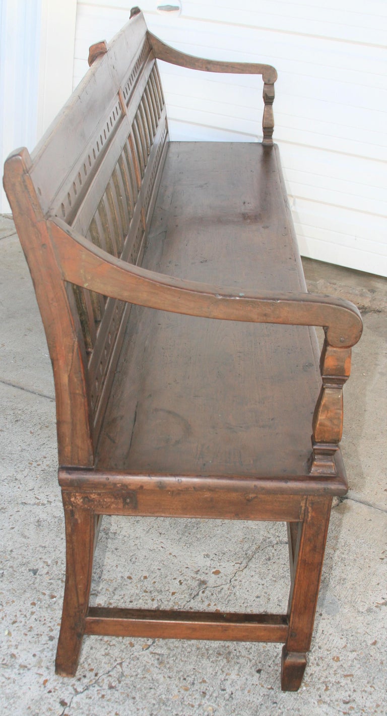 Classic Example of a Colonial Era Bench from the British Empire For ...