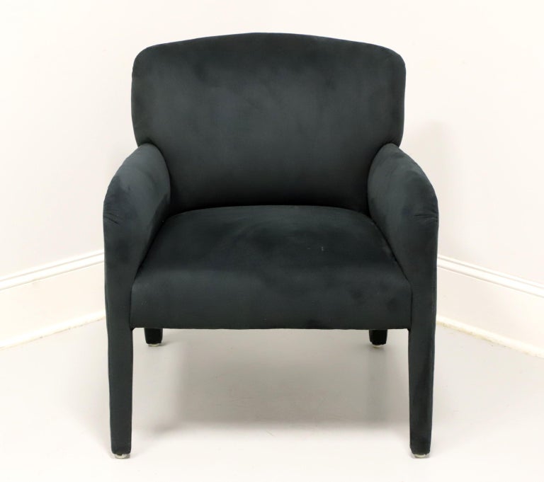 CLASSIC GALLERY Contemporary Beau Green Velvet Club Chair For Sale at ...