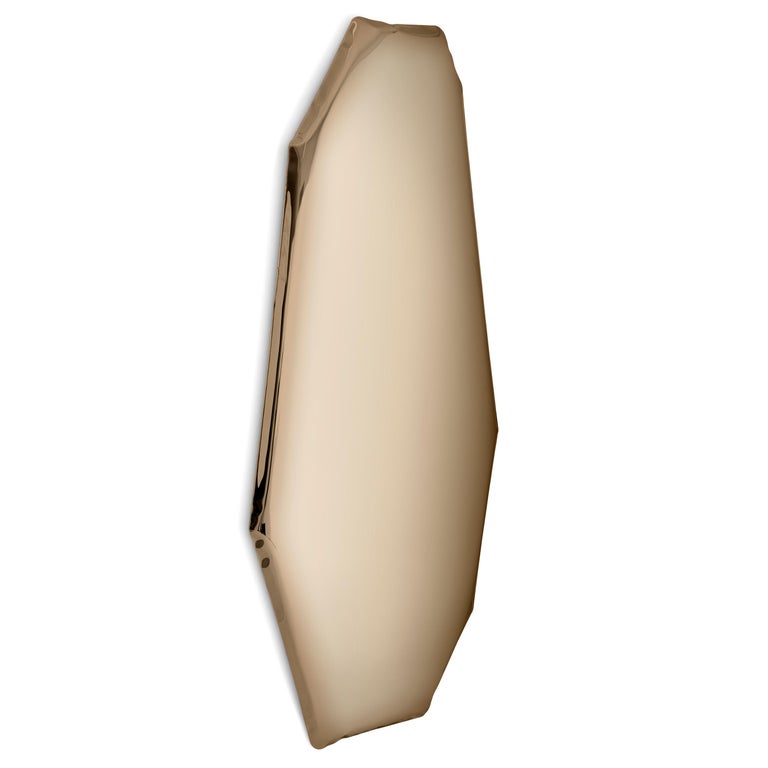 Classic Gold Tafla C1 Sculptural Wall Mirror by Zieta For Sale at 1stDibs