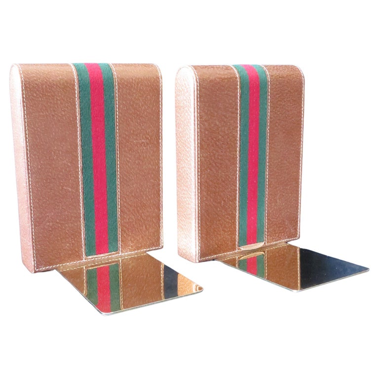 Classic Gucci Bookends For Sale at 1stDibs