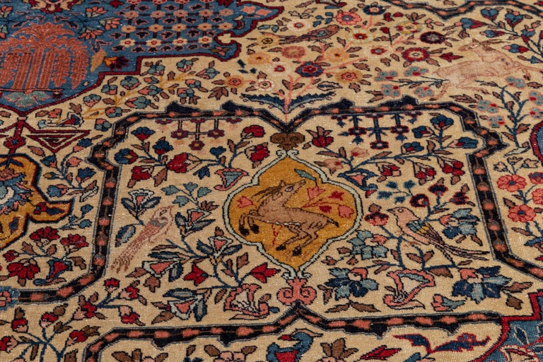 Classic Handmade Antique Persian Tabriz Wool Rug With Allover Design ...